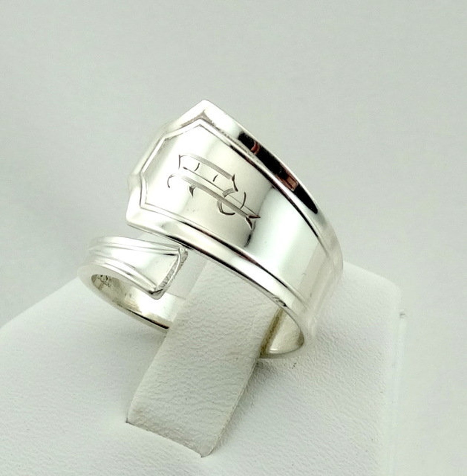 Engraved Initial p Real Vintage Hand Made Sterling | Etsy