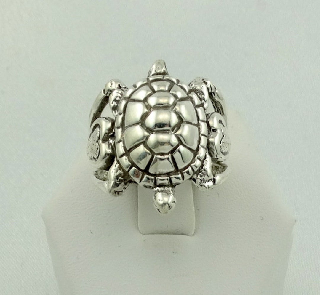 Darling Turtle Sterling Silver Ring Size 7 1/2 FREE SHIPPING! #TURTLE75 ...