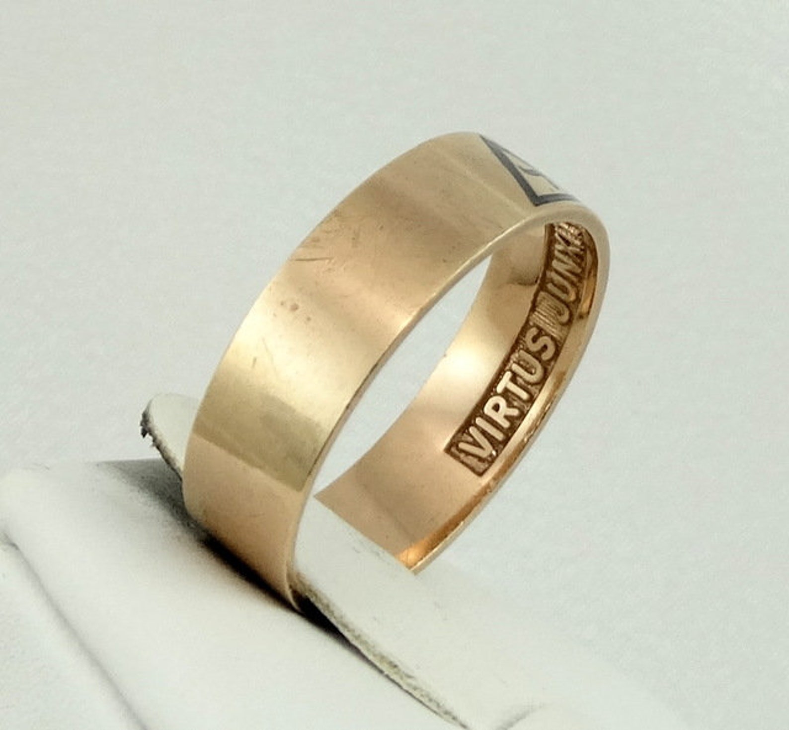 Vintage 14th Degree Scottish Rite Masonic 10K Yellow Gold Ring - Etsy