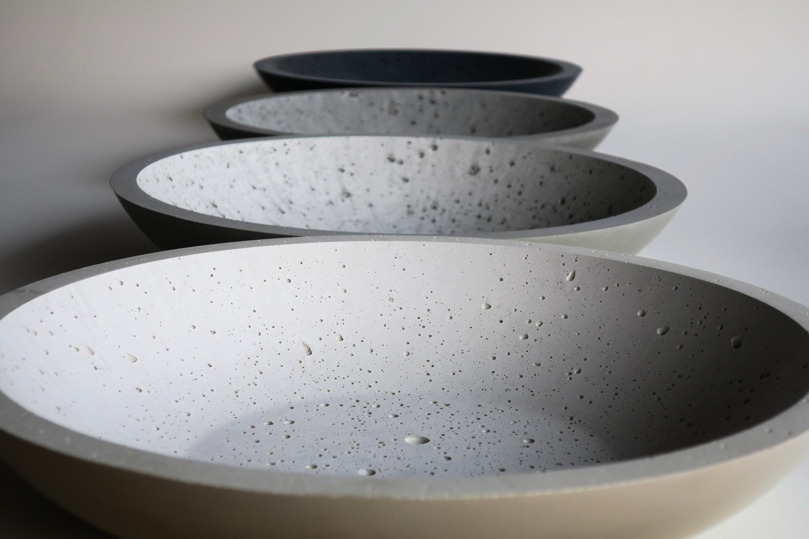 Concrete Bowl Large Shallow 16 | Etsy