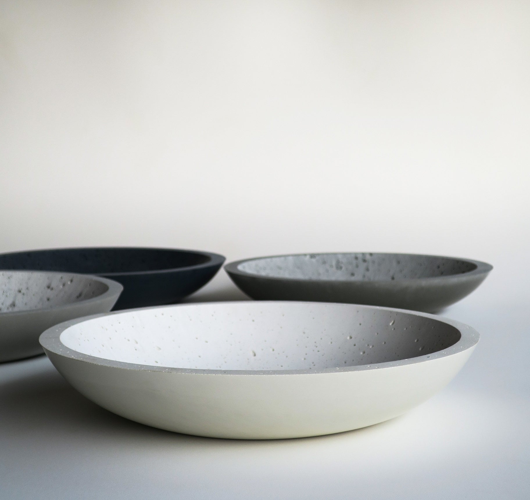 Concrete Bowl - Large, Shallow 16" - Etsy