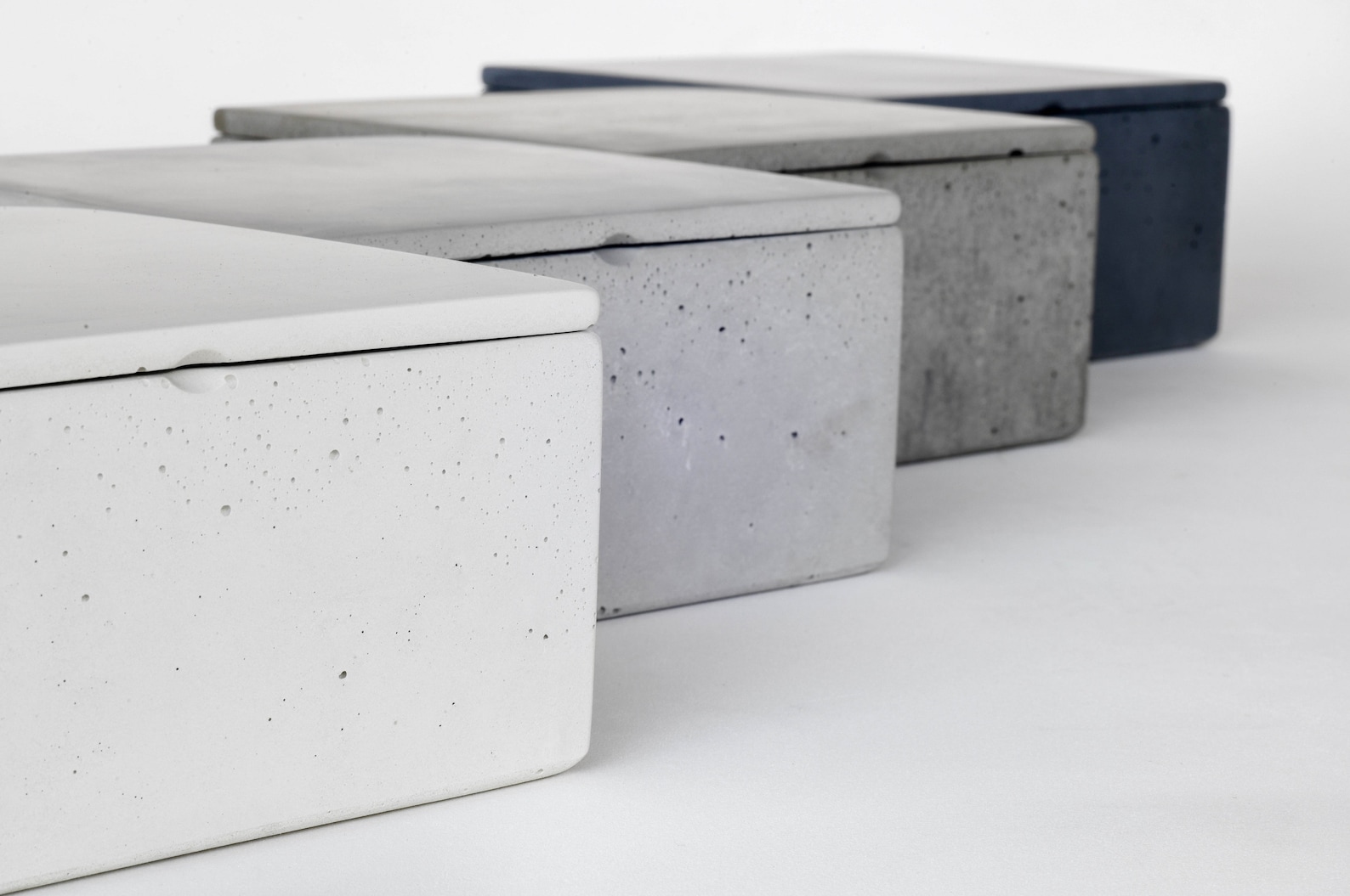 Square Lidded Concrete Box - Etsy