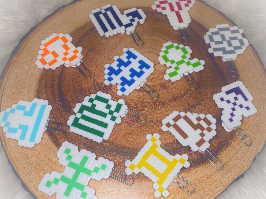 Zodiac Sign Perler Bead Bookmark - Etsy