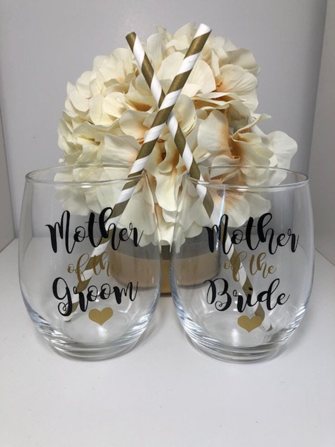 Mother of the Bride Wine Glass/mother of the Groom Gift/mother in Law ...