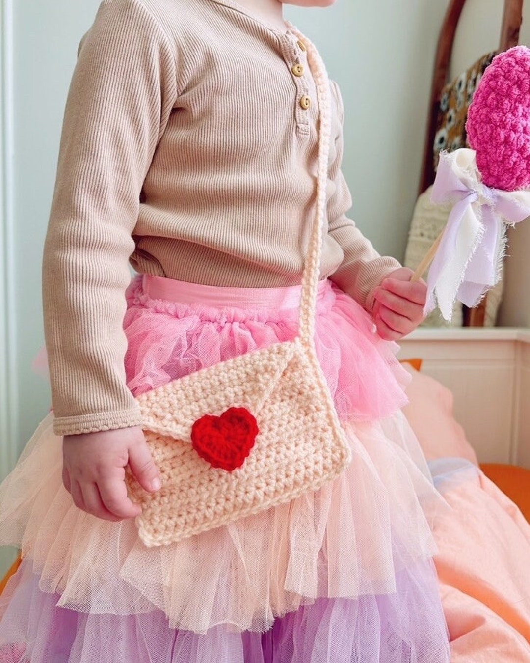 The Yours Truly Toddler Purse Crochet Pattern | Valentine’s Toddler ...