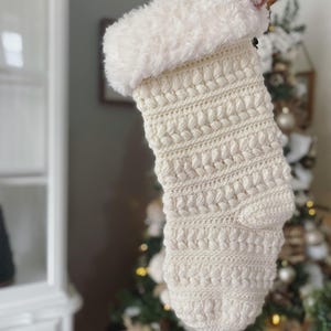 The Cozy Homestead Stocking Crochet Pattern | Farmhouse Christmas ...