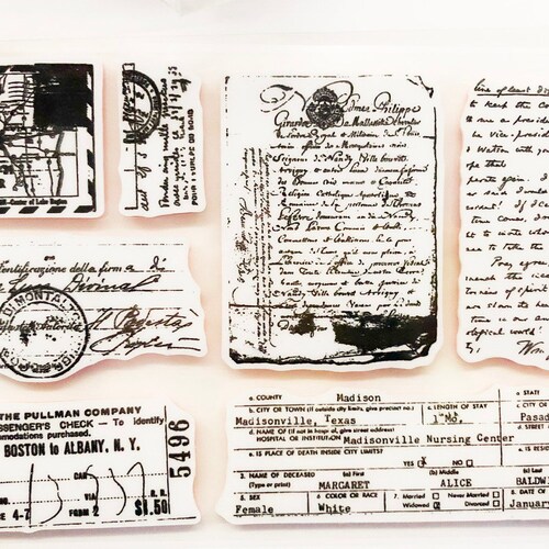 Clear Word Art Stamps Kit Alphabet Stamps Letters for | Etsy