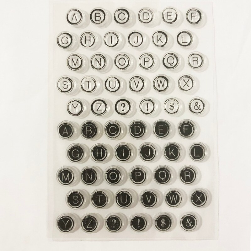 Clear Alphabet Stamps - Etsy