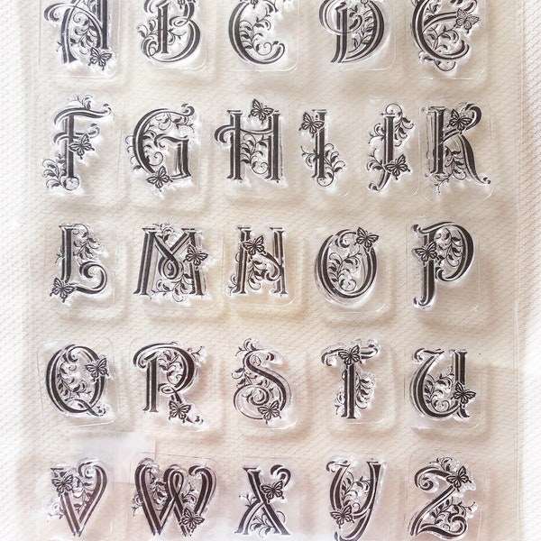 Alphabet Stamps - Etsy