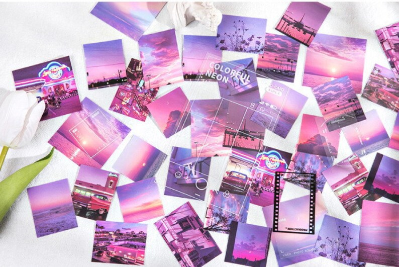 45 Pcs Sky Scenery Clear Sticker Clouds PVC Sticker Flakes | Etsy