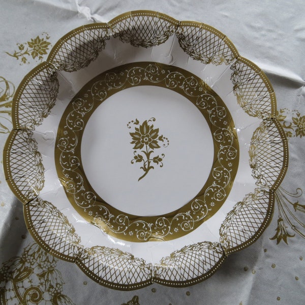 Vintage Paper Plate - Etsy