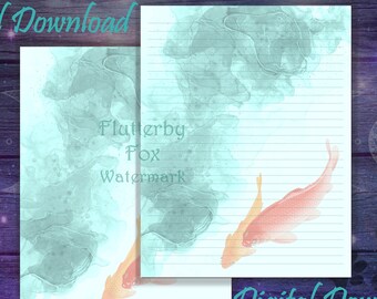 Fish Writing Paper - Etsy