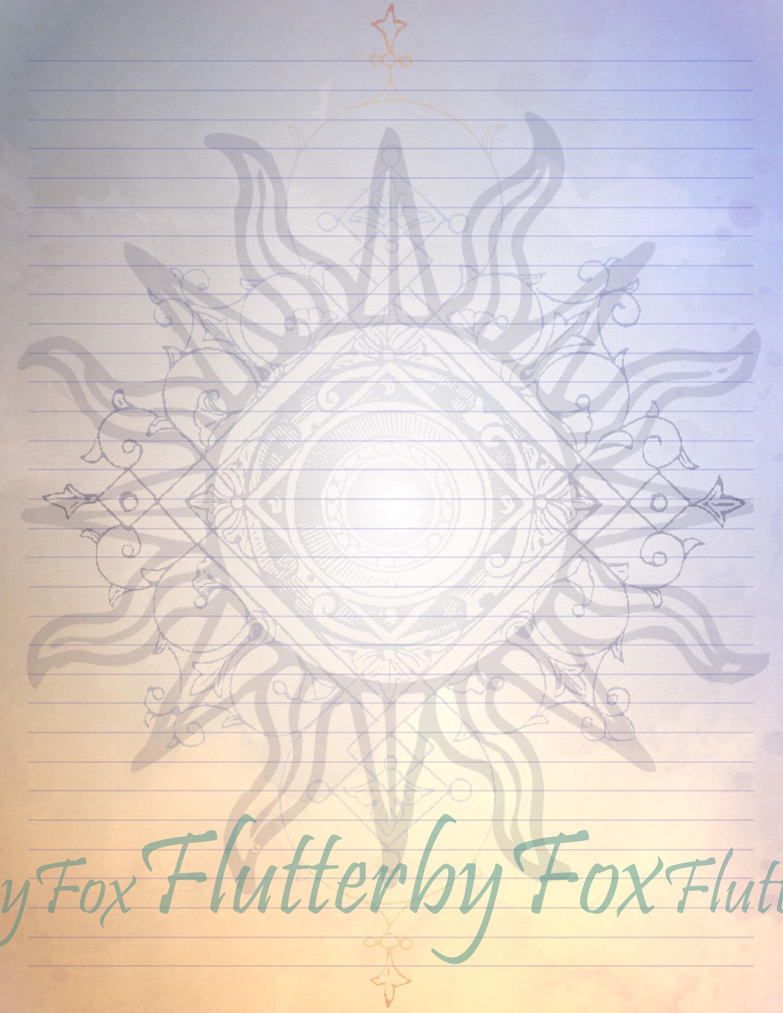 Sun Magic Writing Paper | Sun Letter Paper | Printable Sun Page ...