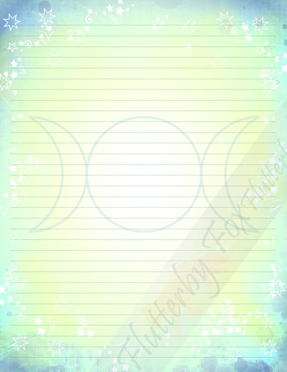 Paper & Party Supplies Paper Moon Letter Page Lunar Writing Paper Junk ...