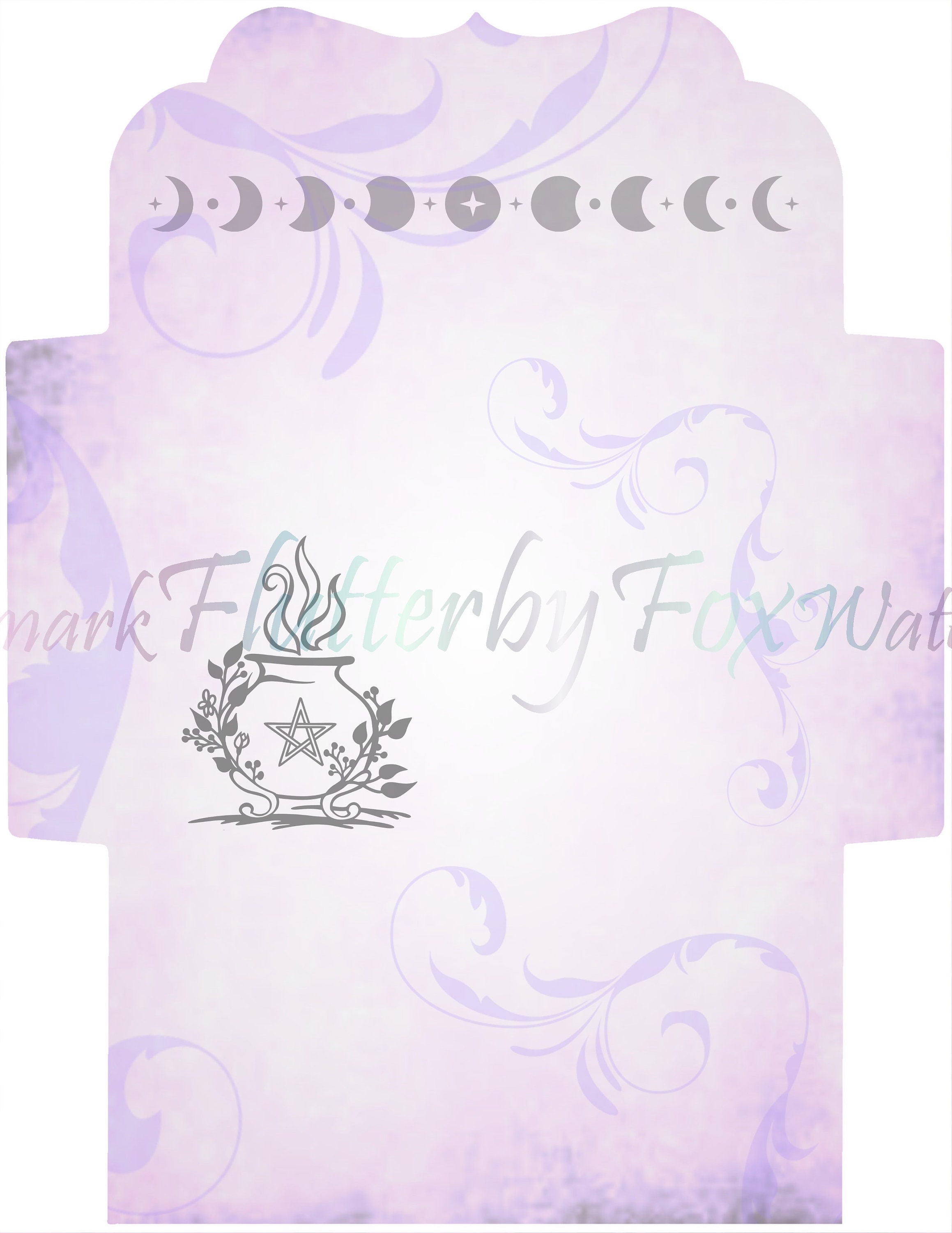 Purple Caudron Printable Paper | Cauldron Stationery Set | Cauldron ...