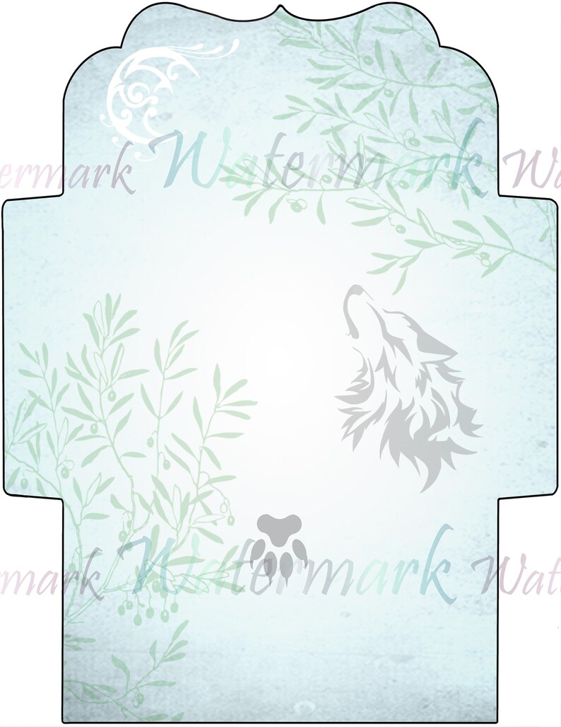 Printable Wolf Paper | Wolf Letter Paper | Howling Wolf Page | Wolf ...