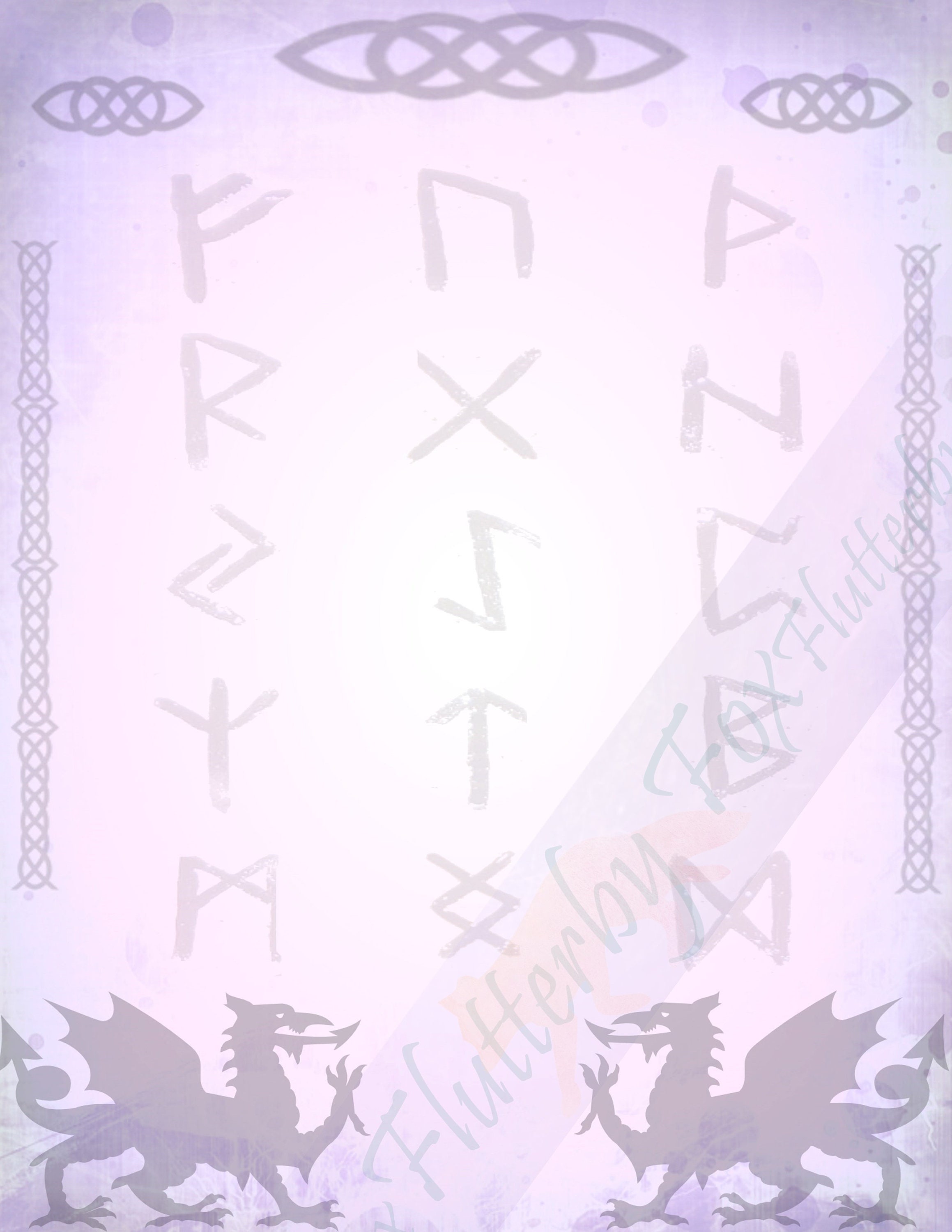 Norse Runes Paper Norse Stationery Elder Futhark Runes - Etsy