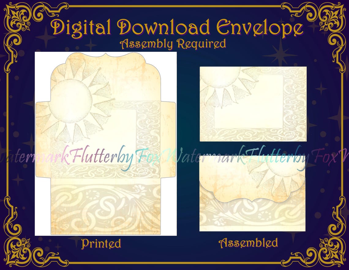 Sun Writing Paper | Sunshine Digital Pages | Printable Sun Letter Paper ...