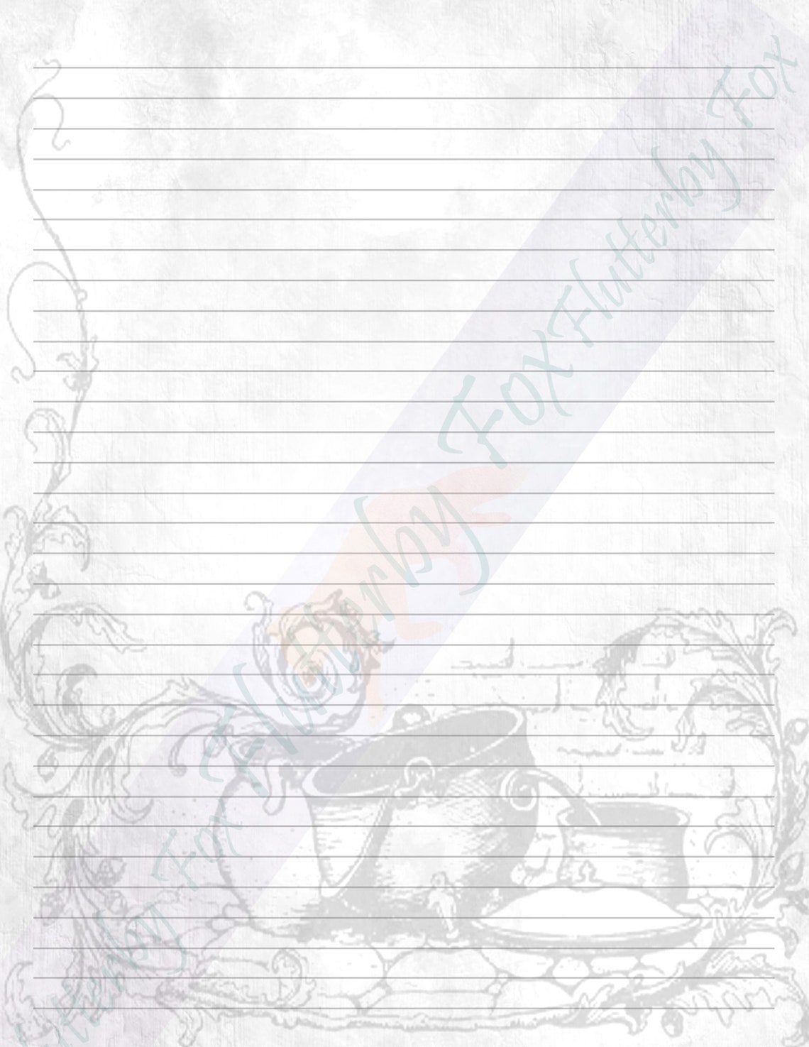 Cauldron Digital Paper Cauldron Stationery Cauldron - Etsy