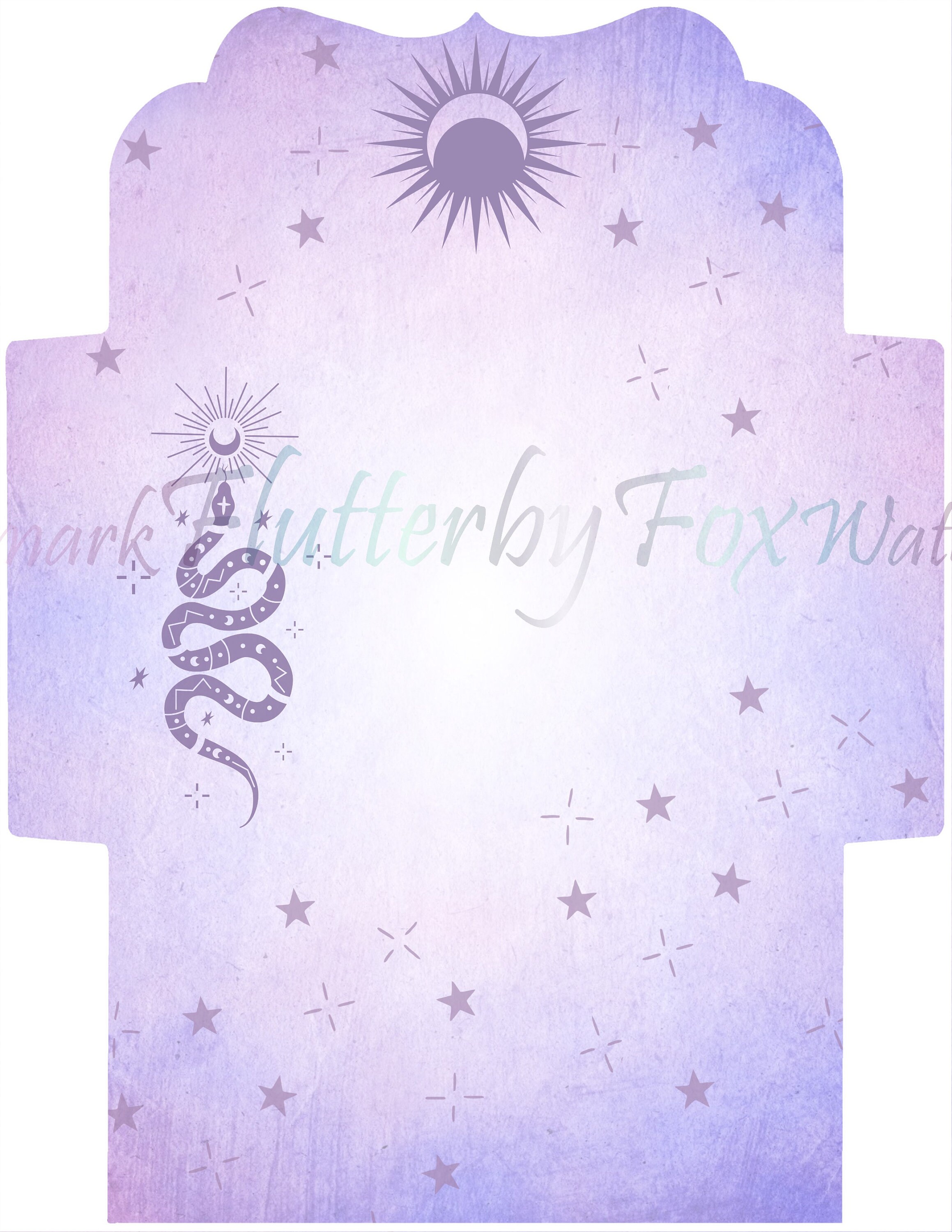 Star Snake Writing Paper | Moon Snake Stationery | Printable Paper ...