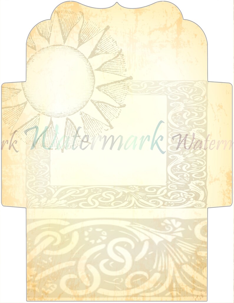 Sun Writing Paper | Sunshine Digital Pages | Printable Sun Letter Paper ...