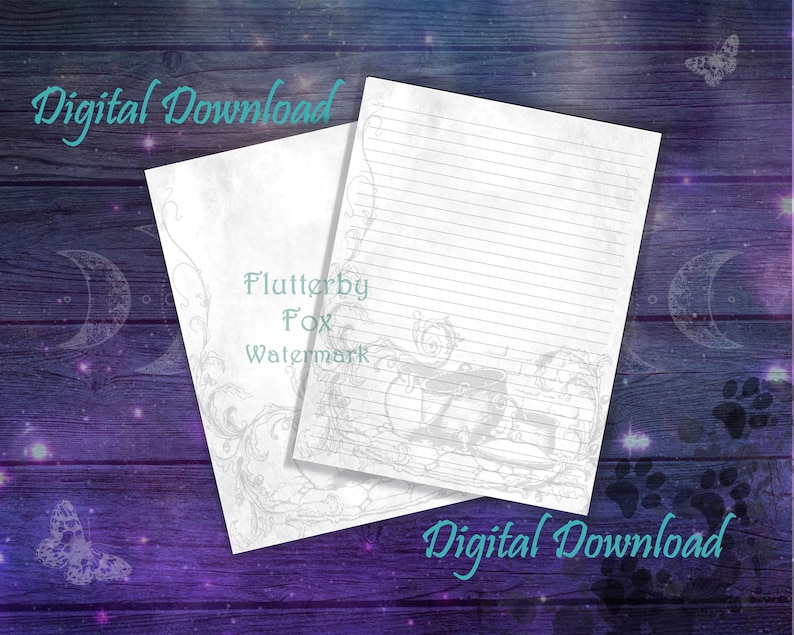 Cauldron Digital Paper Cauldron Stationery Cauldron - Etsy