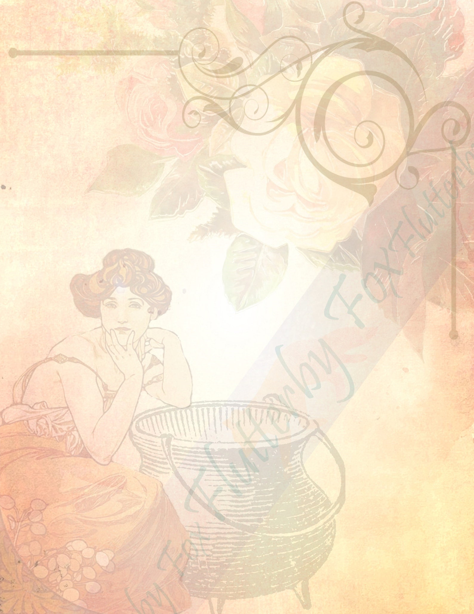 Cauldron Witch Stationery Cauldron Writing Paper Witch - Etsy