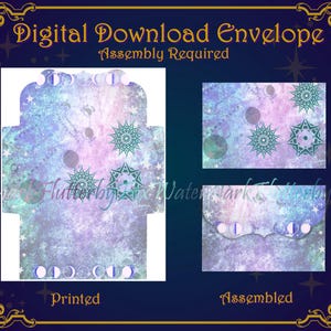 Astrology Magic Printable Envelope Set | Printable Envelopes | Envelope ...