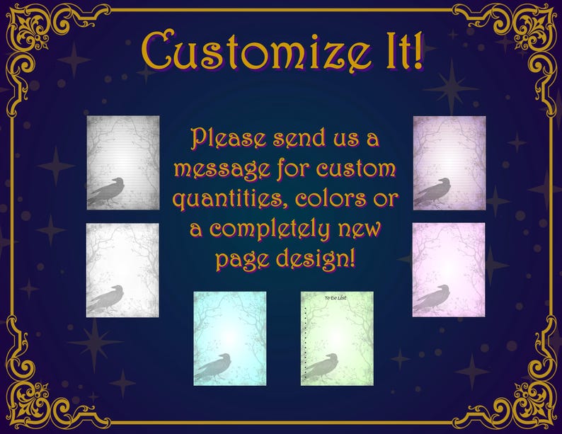 Blue Moon Writing Paper | Printable Moon Pages | Moon Stationery ...