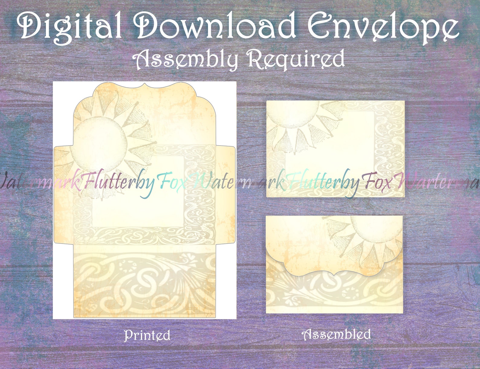 Sun Writing Paper Sunshine Digital Pages Printable Sun Letter Paper Sun ...