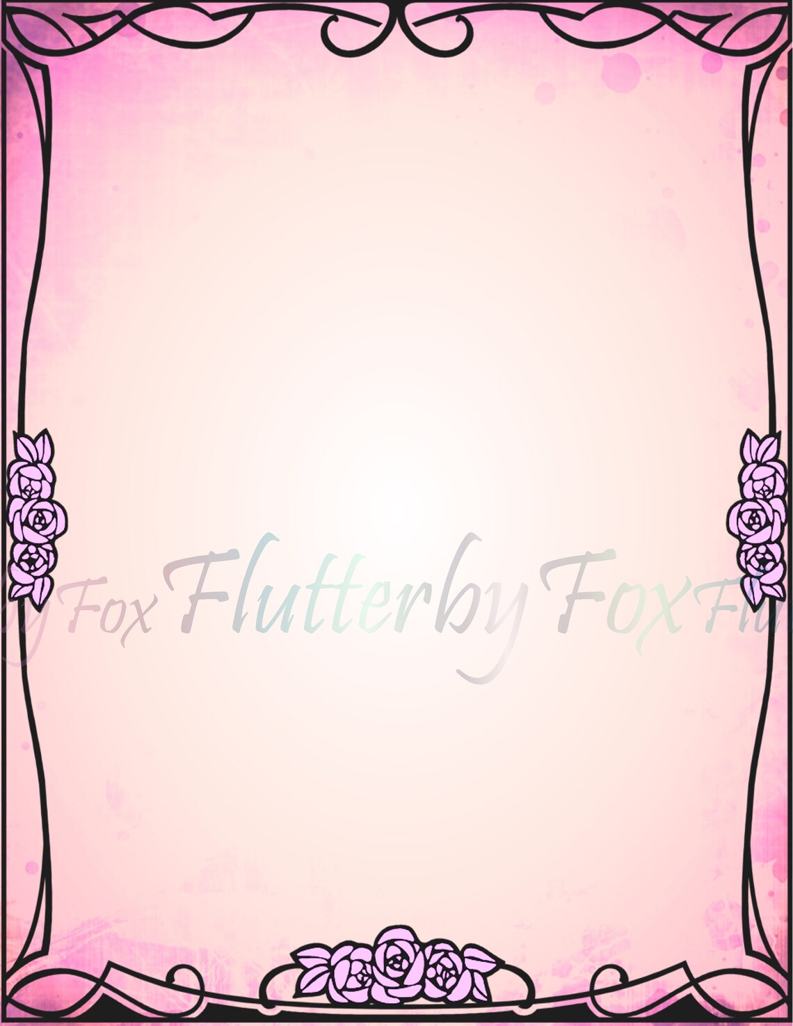 Pink and Red Paper Set Printable Writing Paper Set Red | Etsy