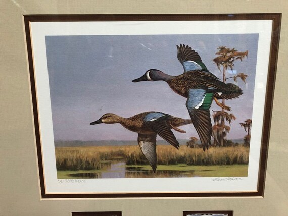 1989 Louisiana Waterfowl Conservation Stamp | Etsy