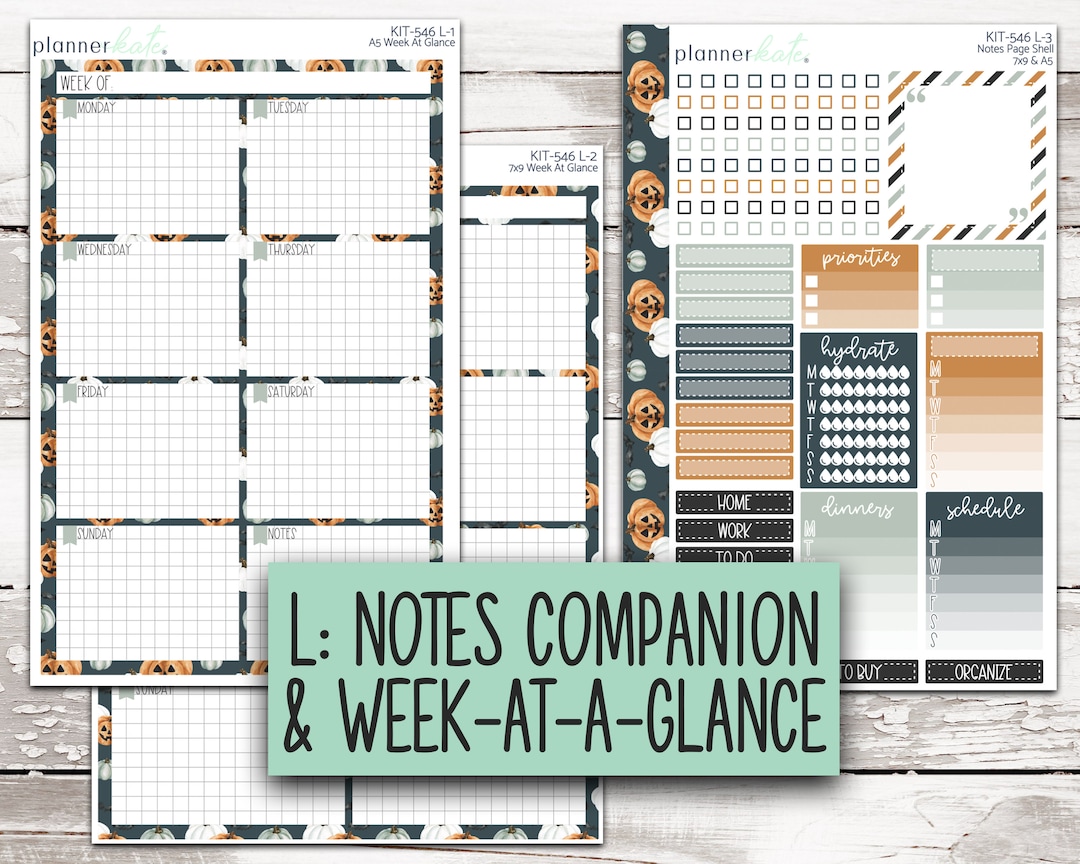 KIT-546 L spooky WAAG & EC Notes Companion Page - Etsy