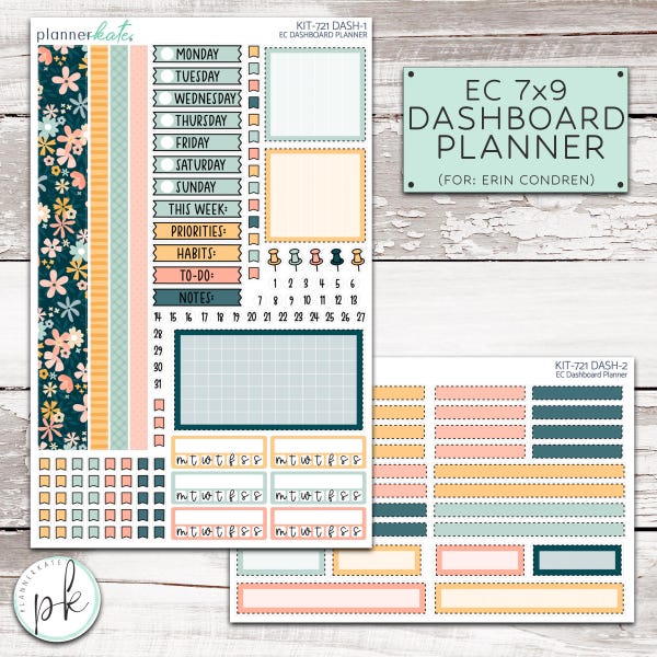 Filofax Dashboard - Etsy