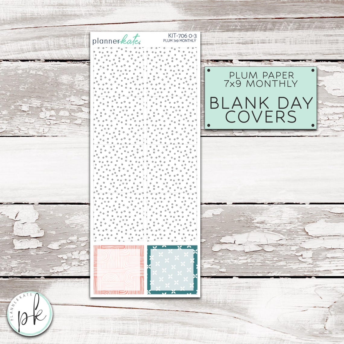 KIT-706 O - PLUM 7x9 Monthly || "more Books" - Etsy