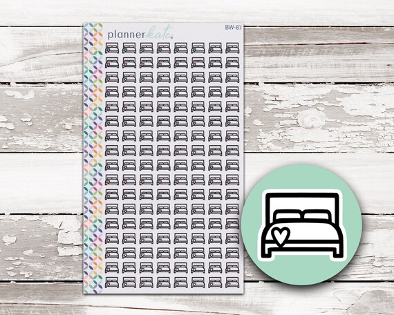 BW-87 BED Icon Sticker - Etsy