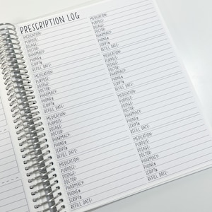 STK-179 || Prescription Log Dashboard Sticker - Etsy