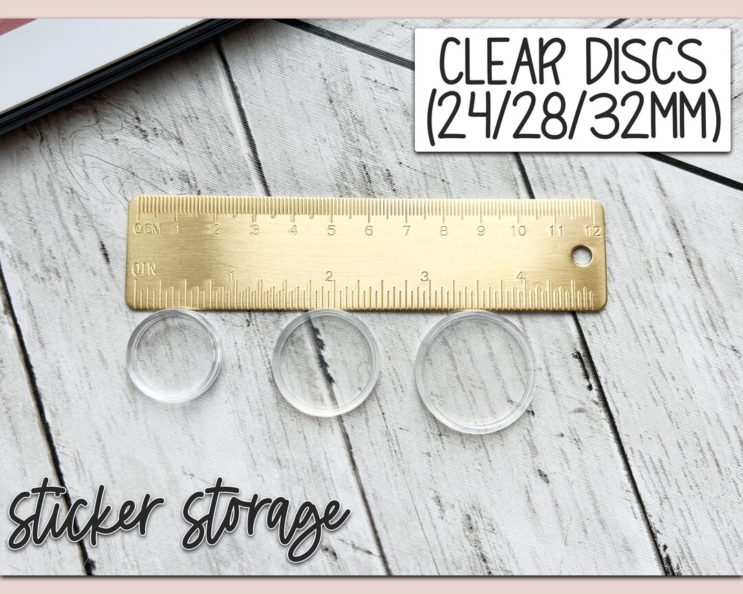 CLEAR DISCS for Sticker Storage Disc Albums - Etsy