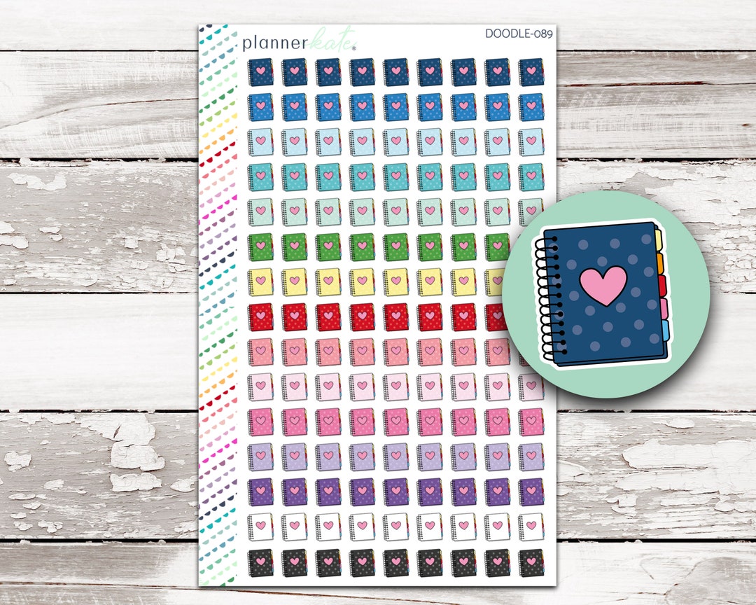 DOODLE-89 || PLANNER Doodle Stickers - Etsy
