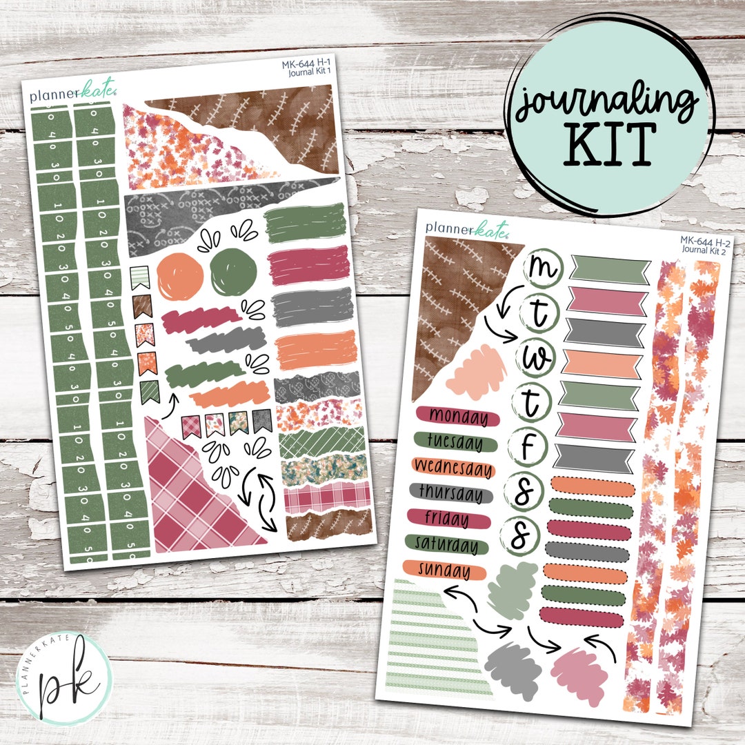 MK-644 H || "game Time" Journaling Kit - Etsy