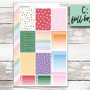 ANY-005 || RAINBOW PRIDE - Weekly Kit Planner Stickers - Etsy