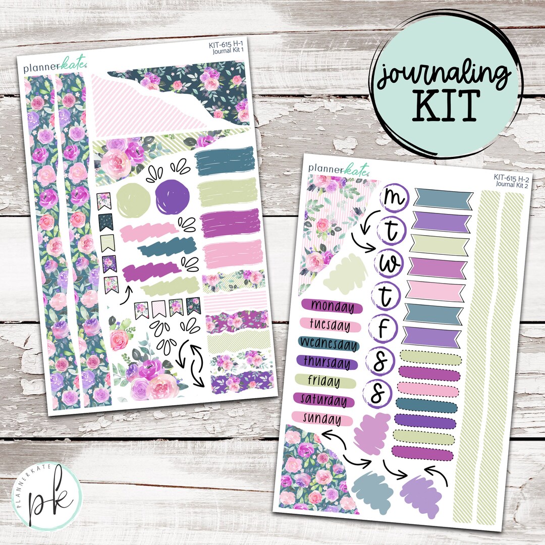 KIT-615 H live Purple Journaling Kit - Etsy