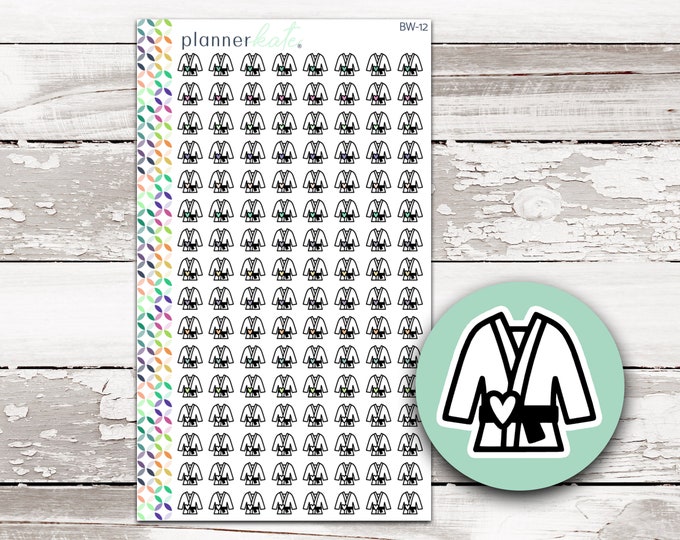 Karate Sticker Pack - Etsy