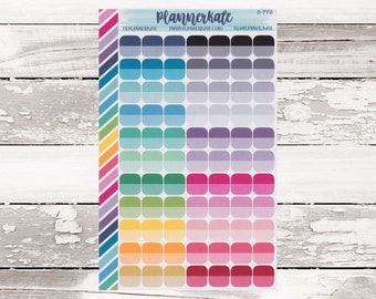 Two Tone Stickers | Etsy