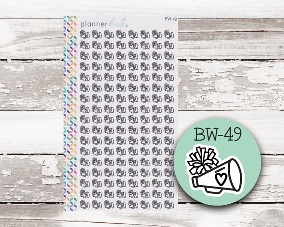BW-49 CHEER Icon Sticker | Etsy