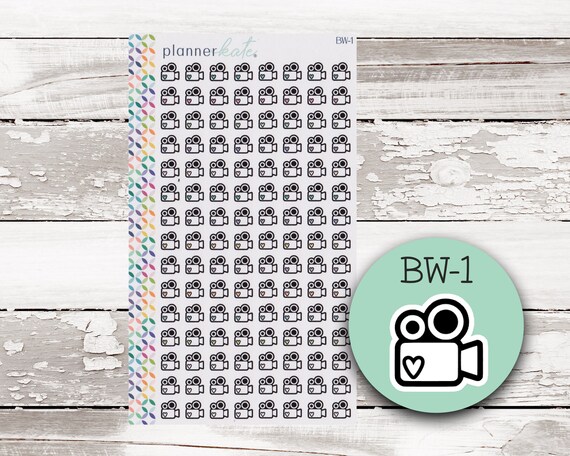 BW-1 FILM Icon Sticker - Etsy