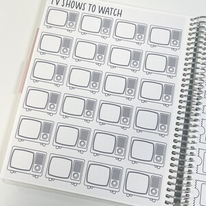STK-186 || TV Shows to Watch Dashboard Sticker - Etsy