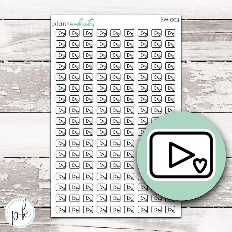 Youtube Stickers - Etsy