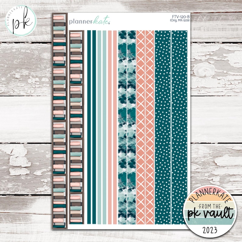 FTV-120 || Book Lover - Weekly Kit Planner Stickers - Vault Kit MK-509 ...