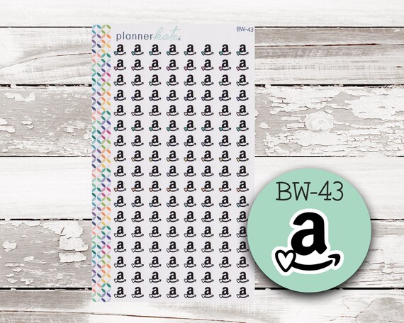 BW-43 AMAZON Icon Sticker - Etsy